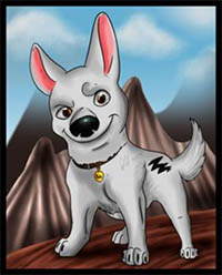 How to Draw Disney's Bolt Cartoon Characters : Drawing Tutorials ...