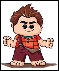 How to Draw Disney's Wreck-It Ralph Cartoon Characters : Drawing ...
