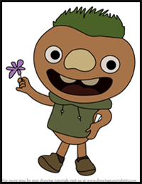 How to Draw Disney's Pixar's Elemental Cartoon Characters