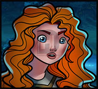 How to Draw Brave Cartoon Characters : Drawing Tutorials & Drawing ...