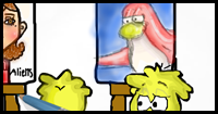 How to Draw Club Penguin Characters Puffles, Penguins, Captain ...