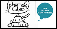 How to Draw Cartoon Cats and Kittens & Realistic Felines : Drawing ...