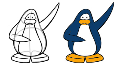 How to Draw Penguins : Drawing Tutorials & Drawing & How to Draw ...