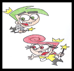 How to Fairly Odd Parents Cartoon Characters : Drawing Tutorials ...