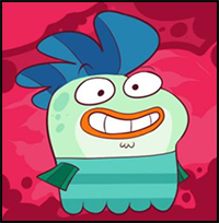 How to Draw Fish Hooks Cartoon Characters : Drawing Tutorials & Drawing ...