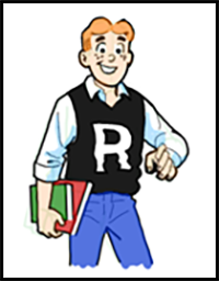 How to DrawHow to Draw Archie Comic Book Characters with Drawing ...