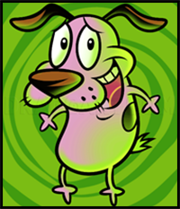 How to Draw Courage The Cowardly Dog Characters with Drawing Cartoons ...