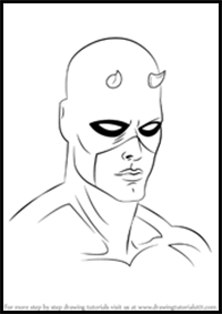 How to Draw Daredevil with Drawing Cartoons Lessons & Tutorials for Kids & Children