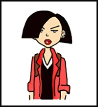 How to Draw Daria Characters with Drawing Cartoons Lessons Tutorials