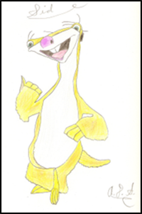 How to Draw Ice Age Movie Characters : Drawing Tutorials & Drawing ...