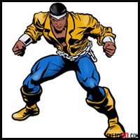 How to Draw Luke Cage with Drawing Cartoons Lessons & Tutorials for ...