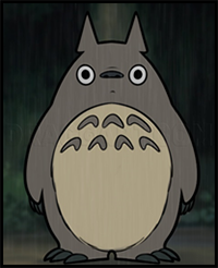 How to Draw My Neighbor Totoro Characters with Drawing Cartoons Lessons ...