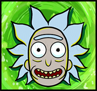 How to Draw Rick and Morty Characters Cartoons Lessons and Step by Step ...