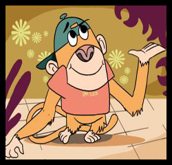 How to Draw My Gym Partners a Monkey Cartoon Characters : Drawing ...