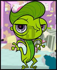 How to Draw Littlest Pet Shop Cartoon Characters : Drawing Tutorials ...