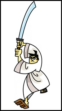 How to Draw Samurai Jack Cartoon Characters : Drawing Tutorials ...