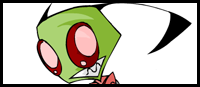How to Draw Invader Zim Characters Gir, Zim, Dib, and others Drawing ...