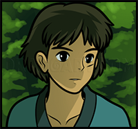 How to Draw Princess Mononoke Characters with Drawing Cartoons Lessons ...