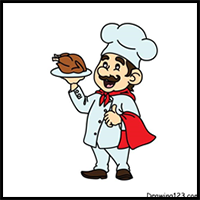 How to Draw Chefs : Drawing Tutorials & Drawing & How to Draw Chefs ...