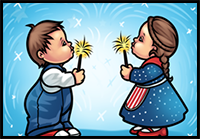 Patriotic Holidays Drawing & Cartooning Tutorials and Lessons for Kids