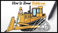How to Draw Bulldozers & Front End Loaders : Drawing Tutorials ...