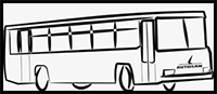 How to Draw Buses : Drawing Tutorials & Drawing & How to Draw Buses ...