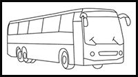 How to Draw Buses : Drawing Tutorials & Drawing & How to Draw Buses ...