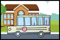 How to Draw Buses : Drawing Tutorials & Drawing & How to Draw Buses ...