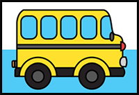 How to Draw Buses : Drawing Tutorials & Drawing & How to Draw Buses ...
