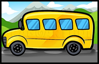 How to Draw Buses : Drawing Tutorials & Drawing & How to Draw Buses ...