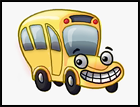 How to Draw Buses : Drawing Tutorials & Drawing & How to Draw Buses ...