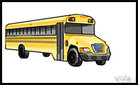 How to Draw Buses : Drawing Tutorials & Drawing & How to Draw Buses ...