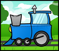 How to Draw Trains: Drawing Tutorials & Drawing & How to Draw Trains ...