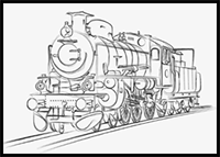 How to Draw Trains: Drawing Tutorials & Drawing & How to Draw Trains ...