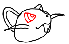 Step by Step Drawing Lesson : How to Draw Rattata from Pokemon for Kids – How to Draw Step by ...