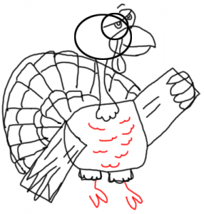 How to Draw Turkeys for Thanksgiving – Step by Step Drawing Tutorial ...