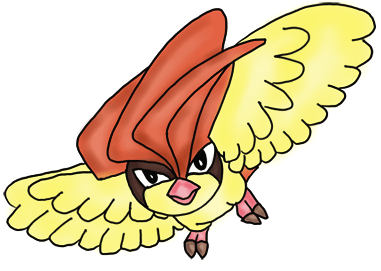 How to Draw Pidgeotto from Pokemon for Kids : Step by Step Drawing ...