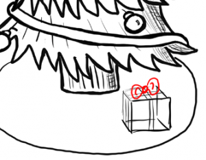 Step 5 How to Draw Square Presents – How to Draw Step by Step Drawing ...