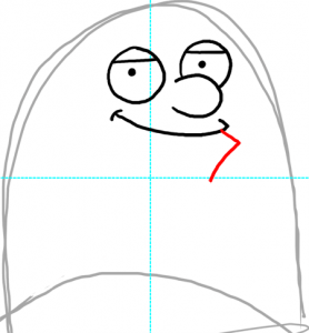 Step 6 How to Draw Peter Griffin from Family Guy : Step by Step Drawing ...