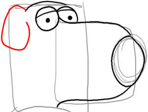 How to Draw Brian from Family Guy : Step by Step Drawing Lesson – Page ...
