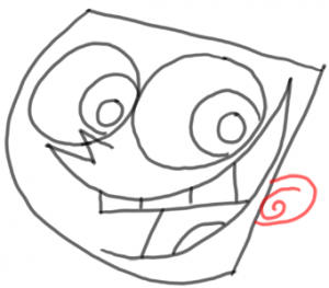 How to Draw Cosmo from Fairly Odd Parents : Step by Step Drawing Lesson ...