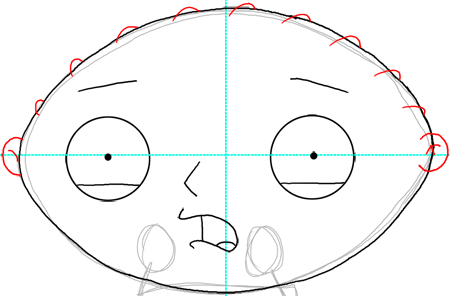 How to Draw Stewie from Family Guy : Step by Step Drawing Lesson - How ...