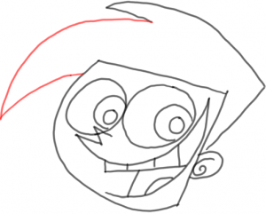 How to Draw Cosmo from Fairly Odd Parents : Step by Step Drawing Lesson ...