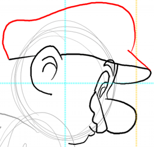 Step 9 How to Draw Mario : Step by Step Drawing Lesson – How to Draw ...