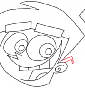 How to Draw Cosmo from Fairly Odd Parents : Step by Step Drawing Lesson ...