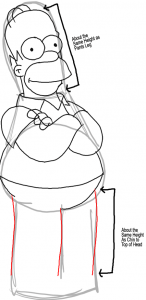 Step 19 How to Draw Homer Simpson from The Simpsons : Step by Step ...