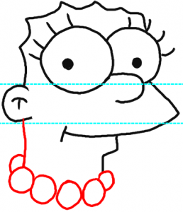 How to Draw Marge Simpson from The Simpsons : Step by Step Drawing ...
