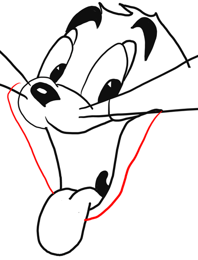 How to Draw Tom from Tom and Jerry Drawing Lesson - Page 2 of 3 - How ...