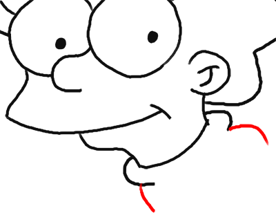 Step 11 How to Draw Maggie Simpson from The Simpsons : Step by Step ...