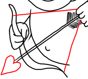 How to Draw Cupid with Step by Step Drawing Tutorial for Valentines Day ...